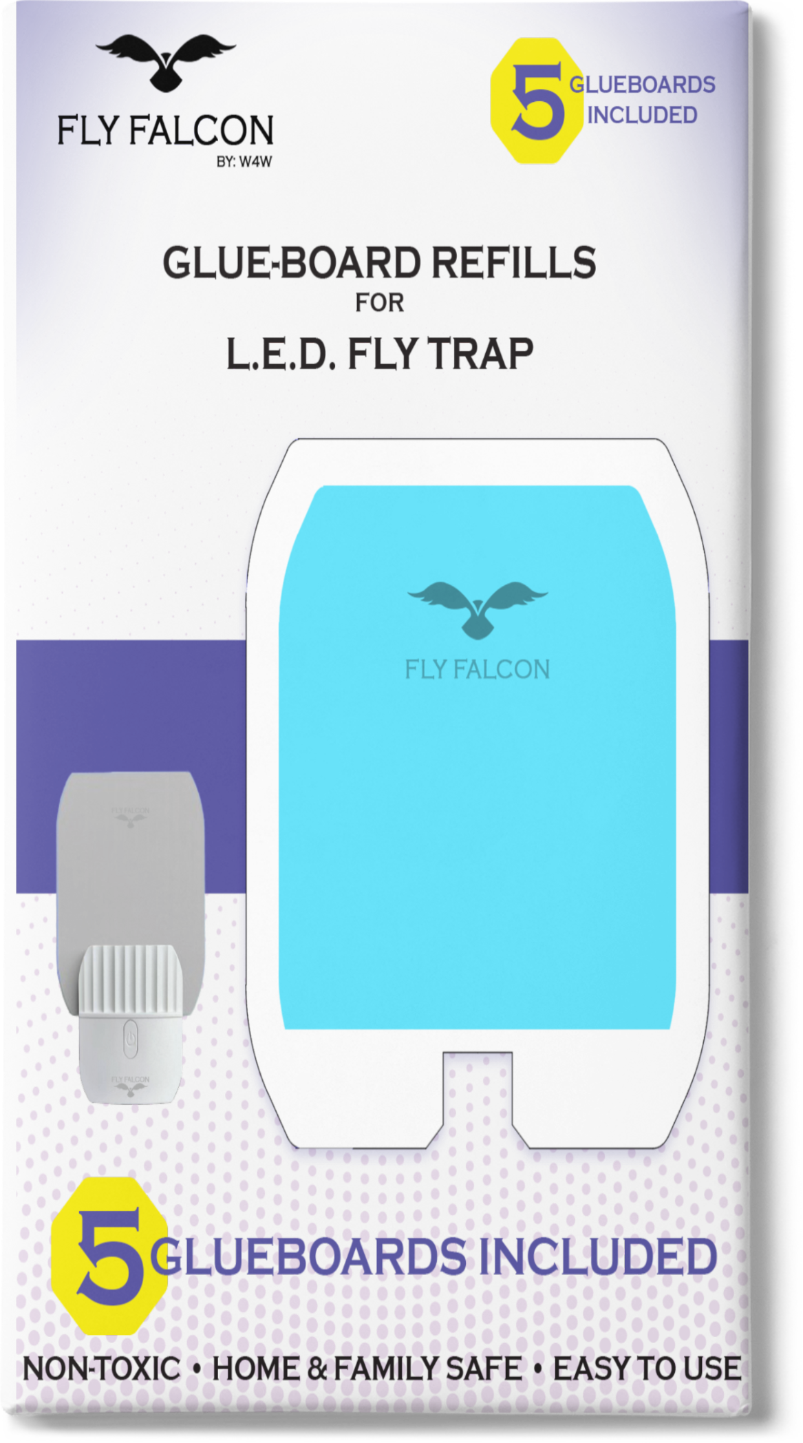 [GMA EXCLUSIVE] Fly Falcon Glue Board Refills - 5 refills included ...